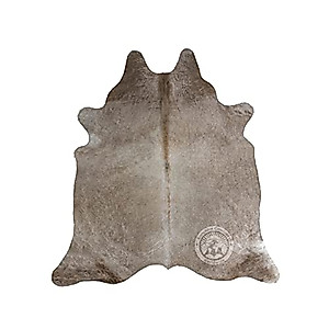 Genuine Taupe Cowhide Rug 6 x 7-8 ft. 180 x 240 cm