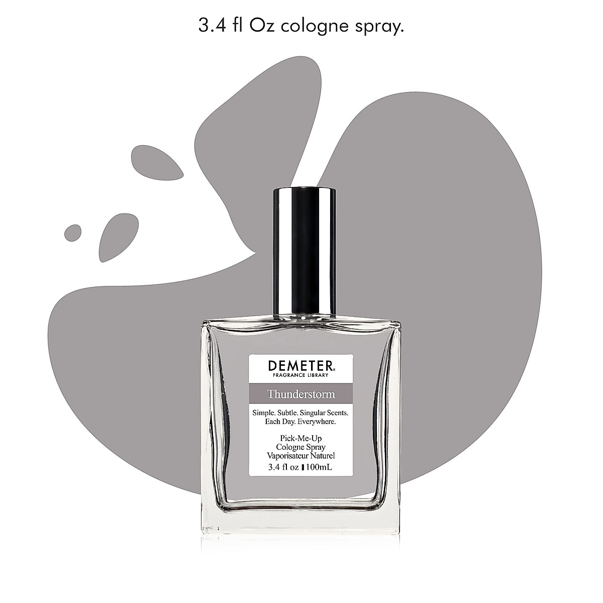 DEMETER Thunderstorm Cologne Spray - 3.4 oz - Perfume for Women