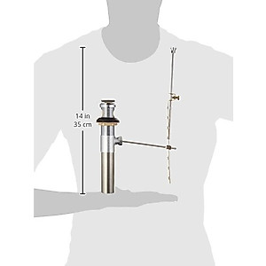 MOEN 10790 Universal Bathroom Drain Assembly, Polished Brass