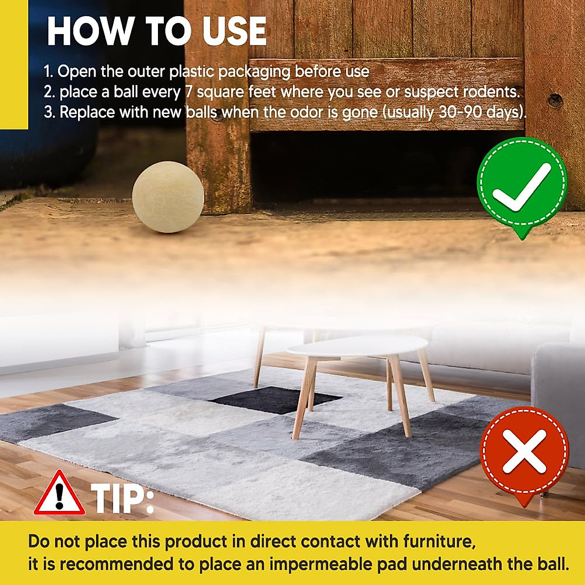 SFDINVFI Pest Control, Rodent Repellent, Mouse Repellents, Mice Repellent, Rat Deterrent, Peppermint Oil Mice Repellent, Repel Rodents, Roach, Ant, Mosquito, Spider, Moths & Other Pest Repellent- 8P