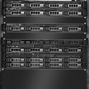 4 Pack 1U/2U/3U/4U Blank Panel 1U Blanking Panel Metal Disassembled Blank Panel Rack Mount Filler Panel for Server Rack Enclosure or Network Cabinet, Black, 4 Size