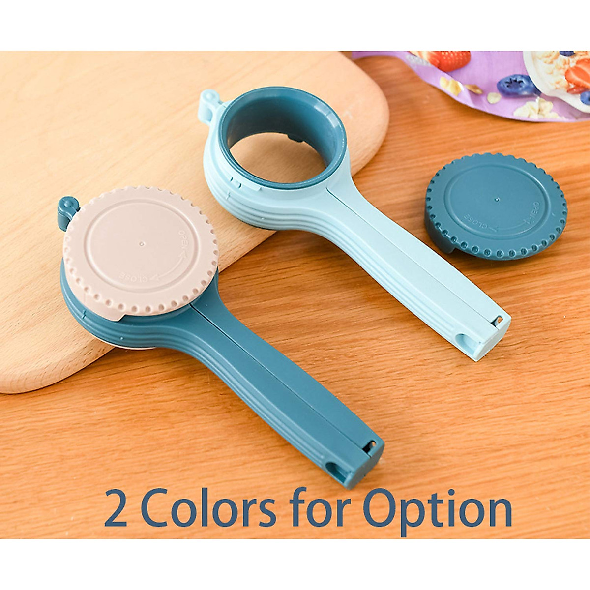 Ylliesy Bag Clips for Food with Pour Spouts Suitable for large plastic bags Kitchen Food Storage and Organization