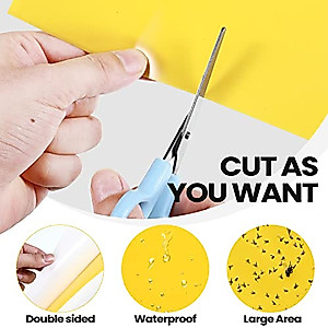 150 Pieces Sticky Traps for Gnats Dual Sided Sticky Traps for Indoor and Outdoor Plant Fruit Fly Sticky Traps with Twist Ties and Plastic Holders for Flying Plant Insect, Fungus Gnats