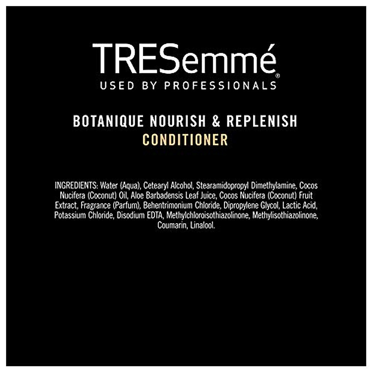 TRESemmé Botanique Conditioner Nourish and Replenish Coconut and Aloe Vera Paraben-free, Dye-free, Silicone free Conditioner 22 oz
