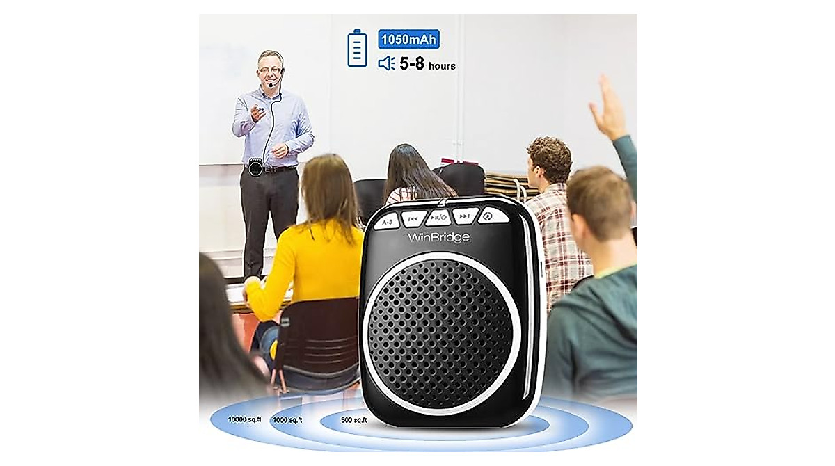 WinBridge WB001 Voice Amplifier - Rechargeable & Portable