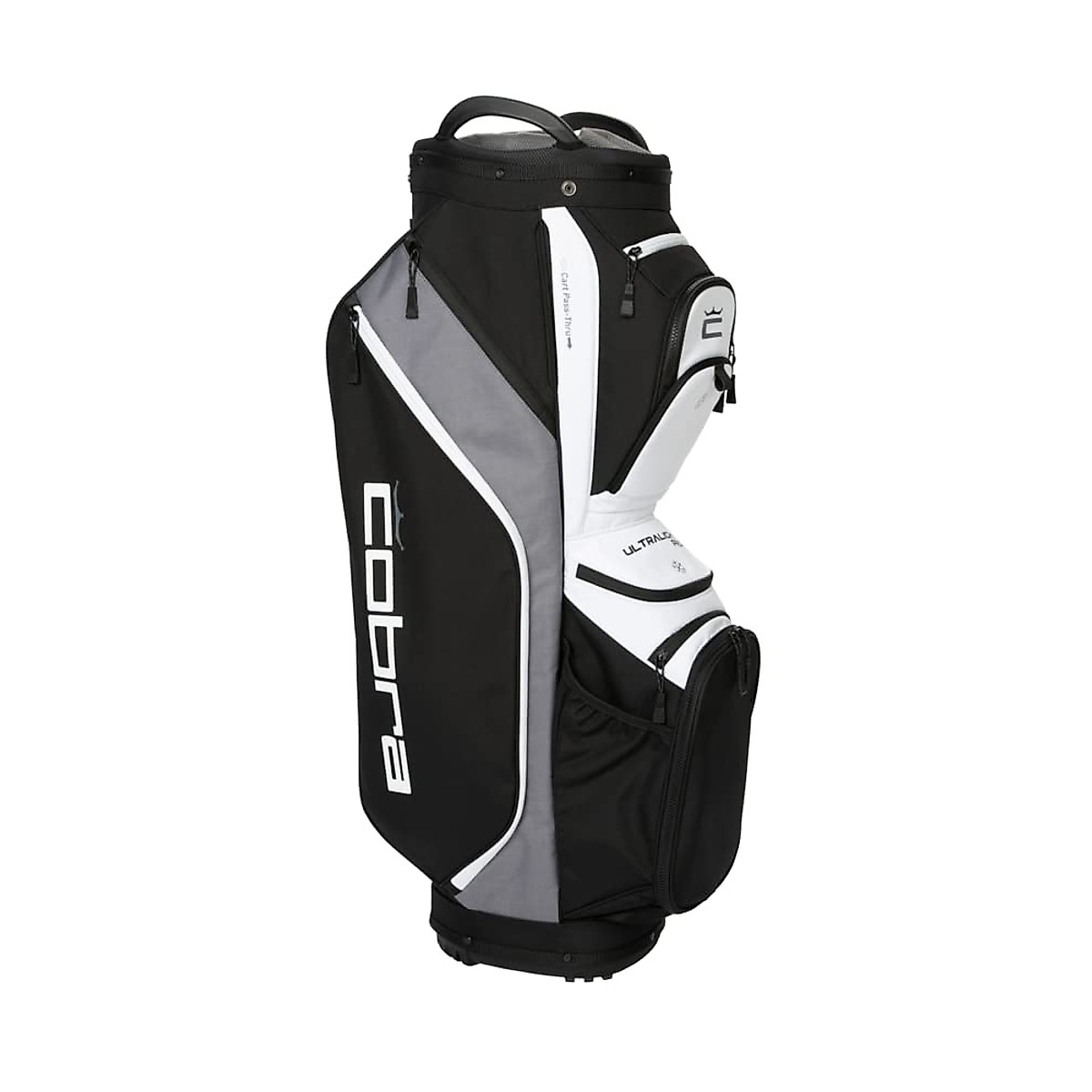 Cobra Golf 2022 Ultralight Pro Cart Bag (Black-White, One Size)