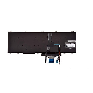 Replacement Keyboard for Dell Latitude 5500 5501 5510 5511, Precision 3540 3541 3550 3551 Series Laptop with Backlit with Pointer US Layout P/N: 0MMH7V NSK-EX0BC PK132FA1B00