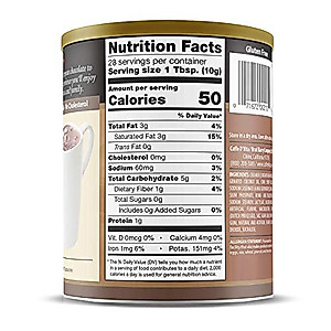 Caffe D'Vita Sugar Free Hot Cocoa Mix - Sugar Free Hot Chocolate Mix, Gluten Free, Low Fat, No Cholesterol, No Hydrogenated Oils, No Trans Fat, Kosher, Hot Cocoa Mix Bulk - 10 Oz Can