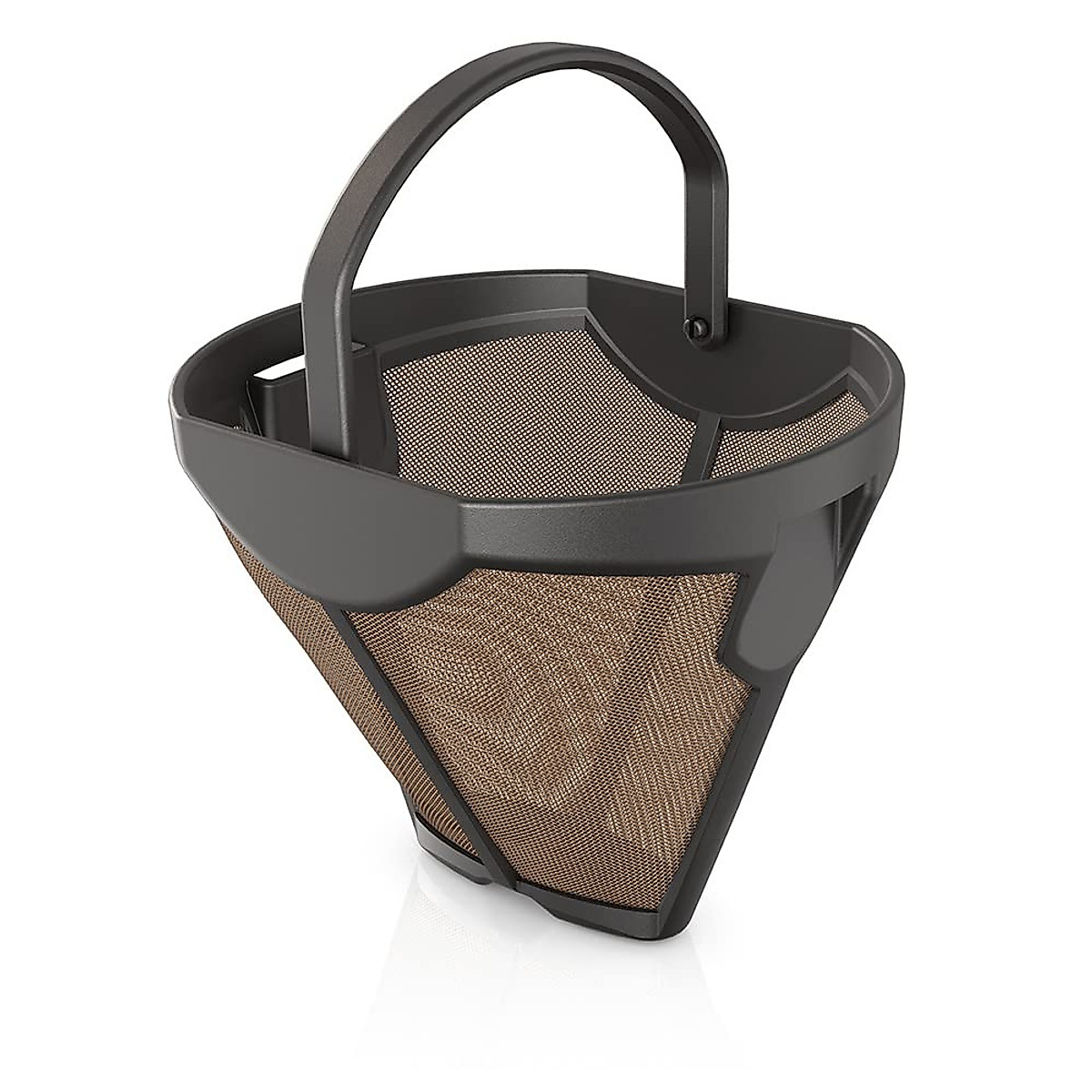 Ninja 134KKW300 Coffee Permanent Filter for CFP Dual Brew Models, Gold Tone Filter, Black 4.82'' x 4.17'' x 3.93''