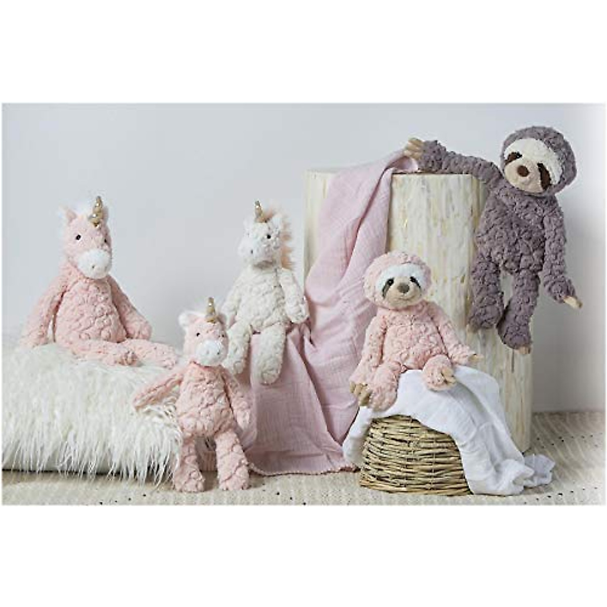 Mary Meyer Putty Unicorn Soft Toy Friend, White 33-Centimetres