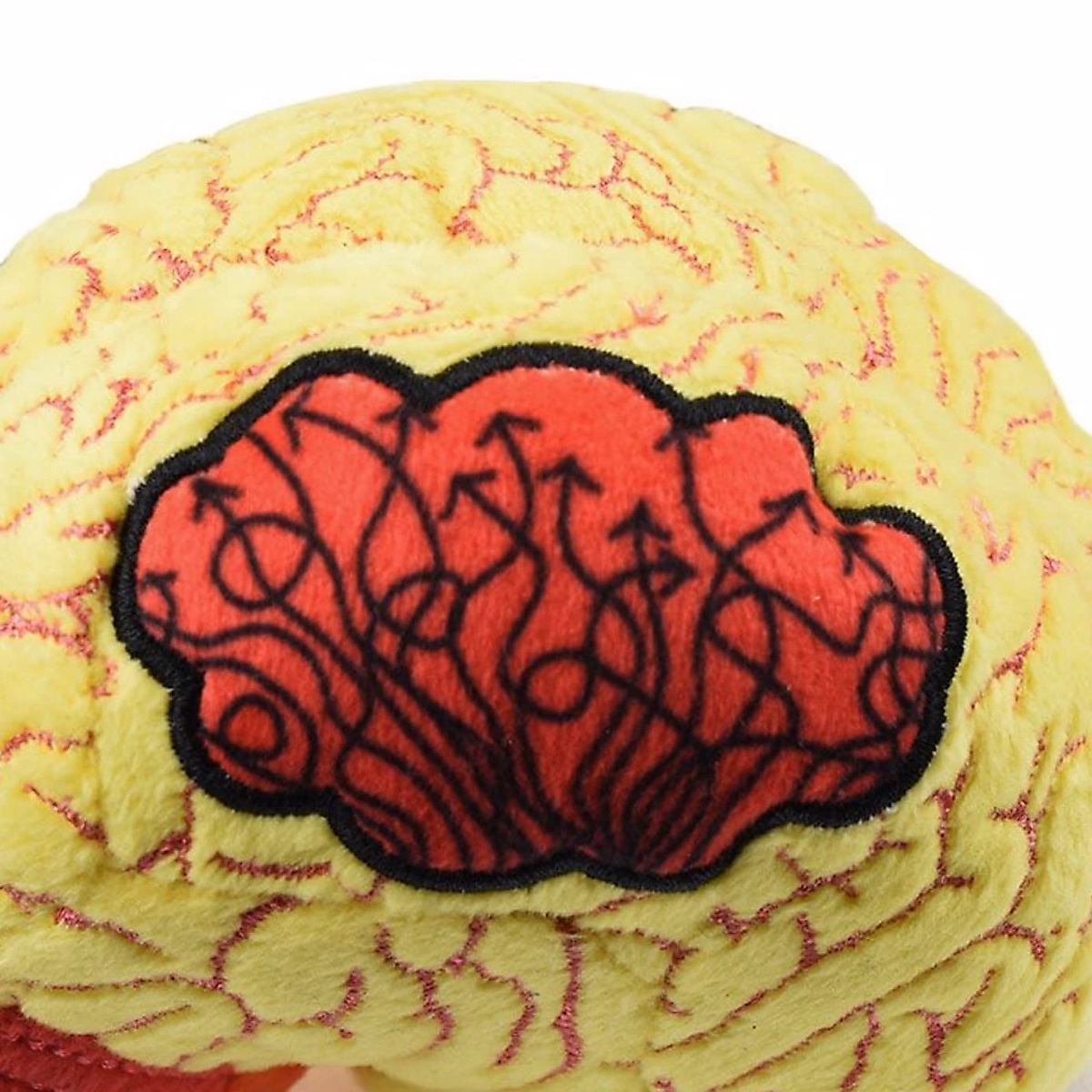 GIANTmicrobes Anxiety Plush Toy, Anxiety Stuffed Animal, Emotional Support Plush, Mental Health Awareness Gifts, Anxiety Pillow, Funny Anxiety Gifts, Mental Health Matters, Psych Nurse Gifts