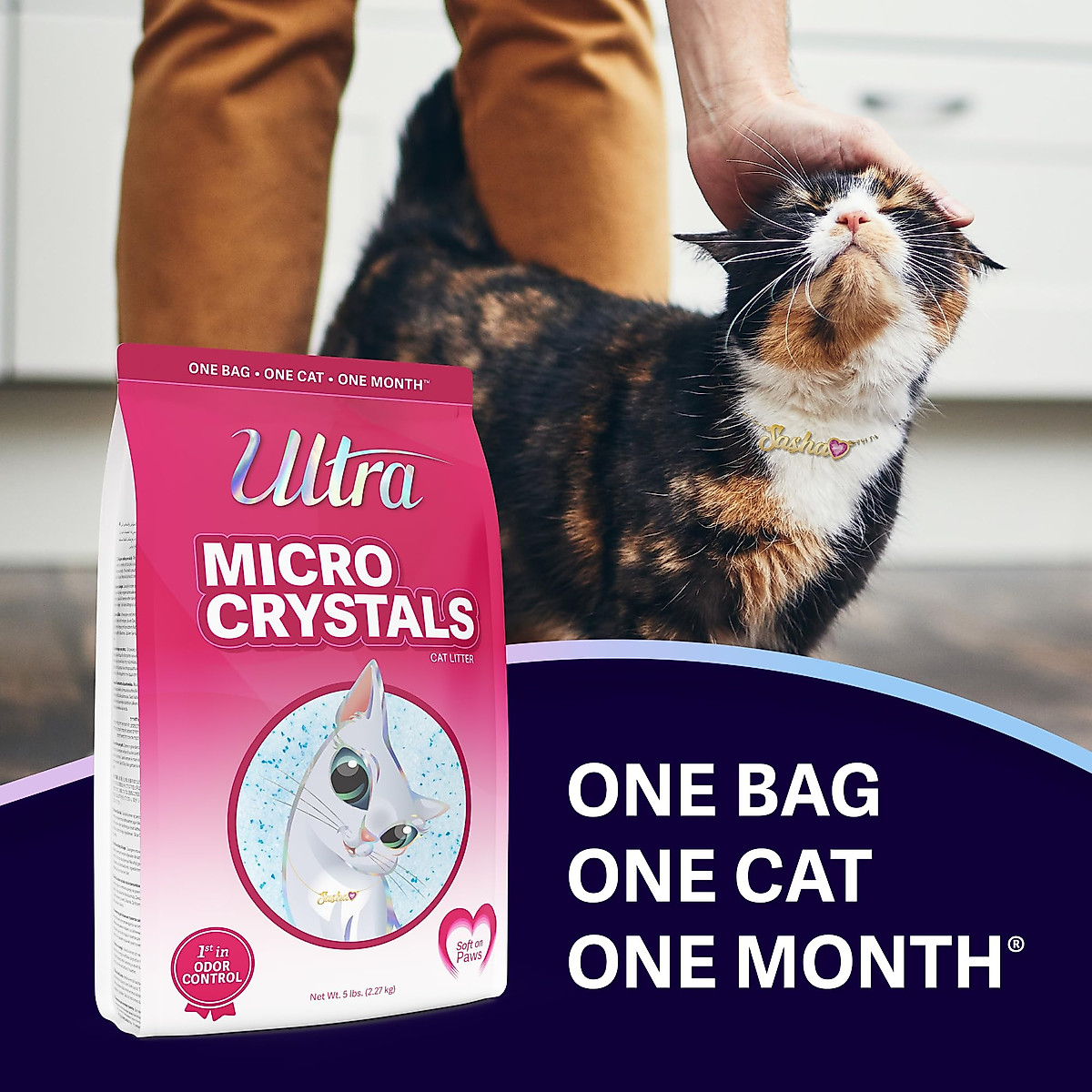 Ultra Micro Crystals Cat Litter 5 pounds