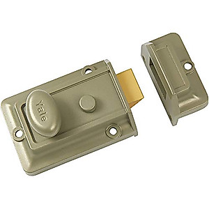 Yale P-77-ENB-PB-60 - Traditional Nightlatch - 60mm - Electro Nickel Brass Finish - Standard Security