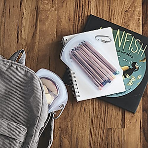 Stasher Silicone Reusable Storage Bag, Go Bag (Clear) | Food Meal Prep Storage Container | Lunch, Travel, Makeup, Gym Bag | Freezer, Oven, Microwave, Dishwasher Safe, Leakproof