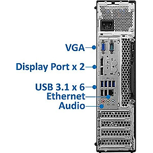 Lenovo ThinkCentre M900 SFF Desktop Computer, Intel Core i7-6700 Upto 4.0GHz, 32GB RAM, 1TB SSD, 4K 2-Monitor Support DisplayPort, HDMI, DVD-RW, AC Wi-Fi, Bluetooth, TDL - Windows 10 Pro (RENEWED)