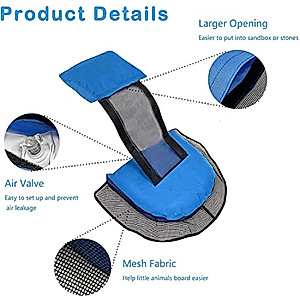 Busnacty 2-Pack Animal Saving Escape Ramp - Frog Floating Ramp Rescues, Pool & Spa Accessories & Tools, Saving All Small Animals Entering The Pool