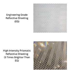 Bigfoot Crossing - 18 x 18 Sasquatch Warning Sign. 3M High Intensity Prismatic Reflective Sheeting. A Real Sign. 10 Years 3M Warranty.