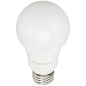 SYLVANIA A19 LED Light Bulb, 12W, 75W Equivalent, Dimmable, 1100 Lumens, 3500K, Bright White - 1 Pack (71190)