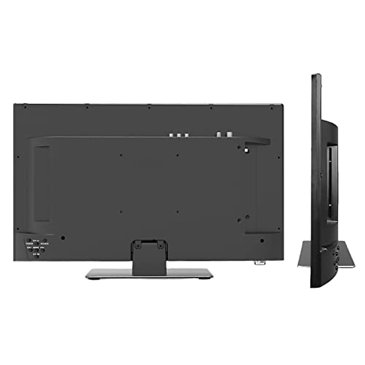 SYLVOX 24 Inch TV 12 Volt Smart TV FHD 1080P Digital Video Disc Player Built-in ARC CEC WiFi Wireless Connection Support, Suitable for RV Camper Kitchen Bedroom Boat(Limo Series),Black