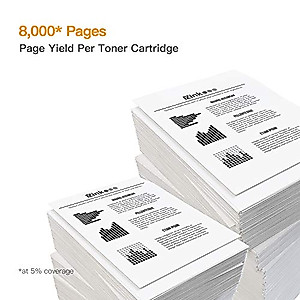 E-Z Ink (TM) Compatible Toner Cartridge Replacement for Brother TN580 TN650 TN550 TN620 High Yield Compatible with HL-5370DW HL-5340D DCP-8060 DCP-8065DN HL-5240 HL-5250DN MFC-8660DN (Black, 2 Pack)