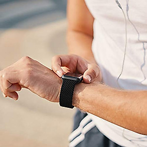 Silicone Solo Loop Bands Compatible with Apple Watch Band 38mm 40mm 41mm 42mm 44mm 45mm 49mm, Stretchy Silicone Elastic Sport Strap Compatible for iWatch Series 8/7/6/5/4/3/2/1/SE Ultra