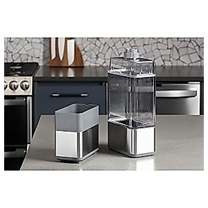 GE Profile Opal | Side Tank Accessory for Opal Nugget Ice Maker | Easy Magnetic Attachment to Opal Ice Machine |1-Gallon Tank |Allows for 3x More Ice Before Refill | Pack of 1 |17.2"D x 7.5"W x 3.75"H