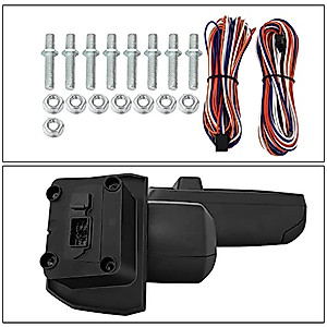 Aintier Towing Mirrors Compatible with 2019-2022 For Chevy Silverado 1500 Pickup Tow Mirrors Power Heated Turn Signal Light Width Puddle Light Running Back-up Light Temp Sensor Black Pair Mirrors