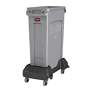 Rubbermaid Trolley for Slim Jim Container - Black
