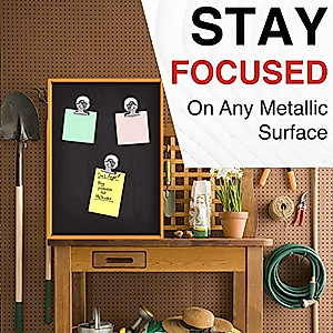 20 Pack Magnetic Clips for Refrigerator, Strong Fridge Magnet Clips,Magnetic Clips Heavy Duty, Clip Magnets for Fridge,Whiteboard, Office,Refrigerator Magnet Clips(Silver)