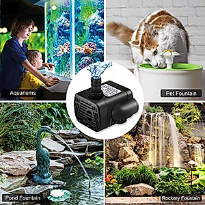 USB Water Pump fountain pump Submersible Water Pump 3W for Pet fountain pet Water Dispenser DC 3.5-9V Water Fountain Pump