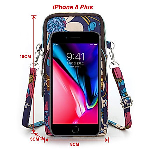 Fashion Sports Shoulder Bag Mini Wrist Purse Armband Bag Universal Phone Holder Pouch Case for iPhone/Samsung/LG/Moto/Black Berry/Sony/HTC/Nexus/Nokia/Lumia/Huawei and So on. (Blue Sunflower)