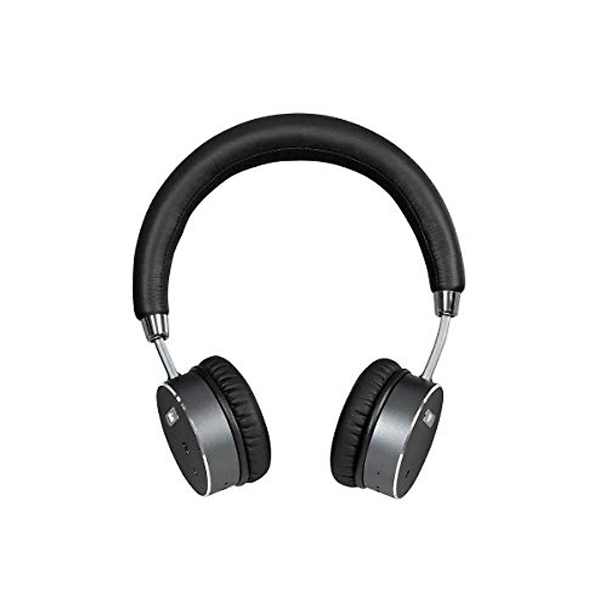 Monoprice BT-510ANC Wireless On Ear Headphone - Black/Silver with (ANC) Active Noise Cancelling, Bluetooth, Extended Playtime