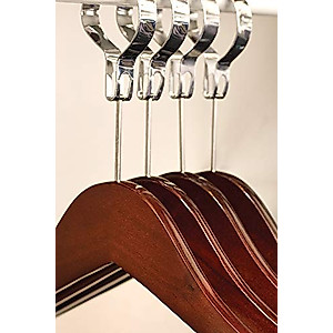 The Great American Hanger Company Anti-Theft Metal B-Ring with Chrome Finish, (Box of 50) Removable 1.5 Inch Security Rings to Hold Nail Hook Hangers for Existing installations and Fixed Bars