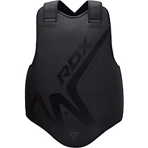 RDX Chest Guard for Boxing, MMA Training -ConvEX Skin Leather Body Protector for Muay Thai, Martial Arts, Sparring Rib Shield Armour for Kickboxing, Taekwondo & BJJ