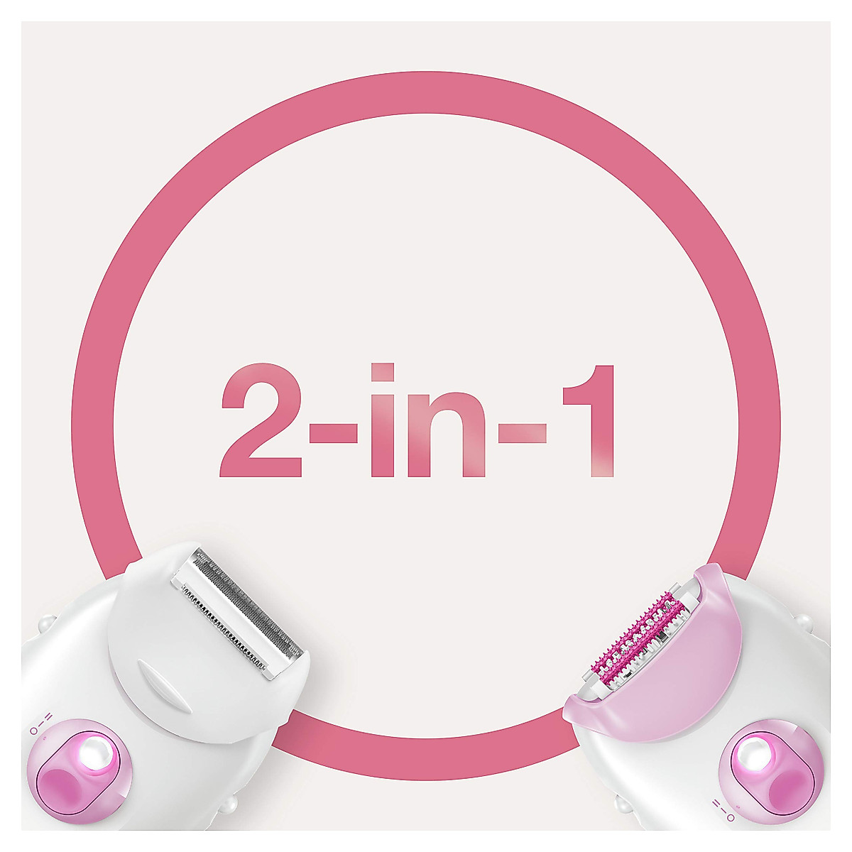Braun Silk Epil 3 Epilator - Dual Voltage 110-220 Volts - Legs & Body (3270) (Free LiteFuze 110 Volt Plug)
