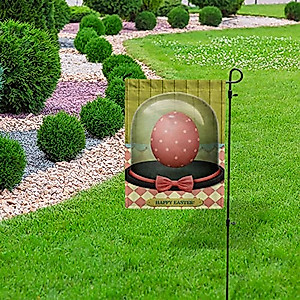 My Little Nest Seasonal Garden Flag Easter Egg Glass Bottle Double Sided Vertical Garden Flags for Home Yard Holiday Flag Outdoor Decoration Farmhouse Banner 12"x18"