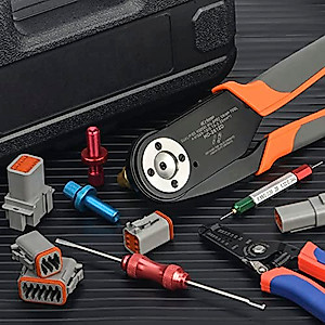 iCrimp Deutsch Solid Contacts Crimping Tool AWG 26-12 for Size 12,16,20 applicable to DT,DTP,DTM serie