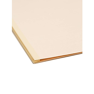 Smead Classification File Folder, 1 Divider, 2" Expansion, 2/5-Cut Tab, Letter Size, Manila, 10 per Box (13700)