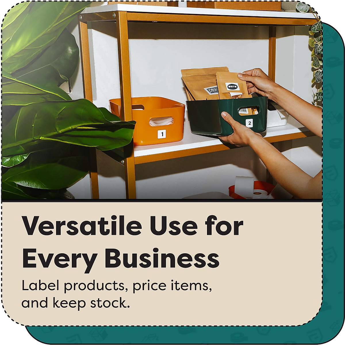 Aegis Adhesives - 2” X 1” Direct Thermal Labels for UPC Barcodes, Address, Perforated & Compatible with Rollo, Zebra, & Other Desktop Label Printers (12 Rolls, 1300/Roll)