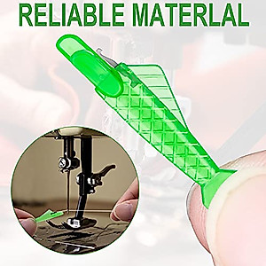 PAGOW Sewing Needle Inserters, Fish Type Needle Threaders for Hand Sewing, Quick Sewing Threader Needle DIY Tool for Small Eyes, Embroidery Floss, Sewing Plastic Wire Loop (1 1/4 Inch)30 PCS