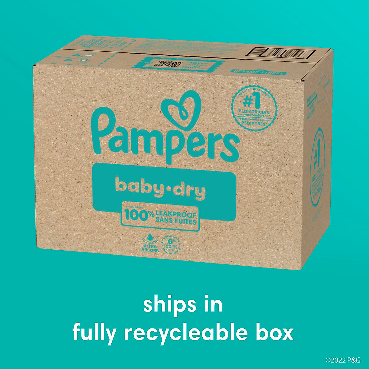 Diapers Size 3, 210 Count - Pampers Baby Dry Disposable Baby Diapers (Packaging & Prints May Vary)