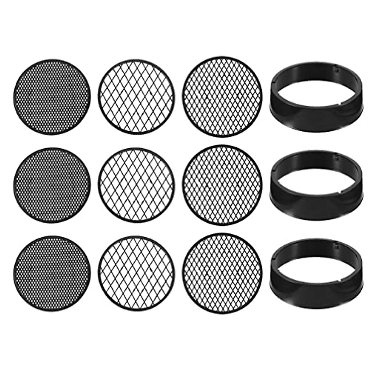 YARNOW 3 Sets Soil Sieve Set Mesh Sifting Pan Soil Sand Sieve Fine Mesh Strainer Gardening Tool Riddle Soil Sifter for Sand Rock Compost