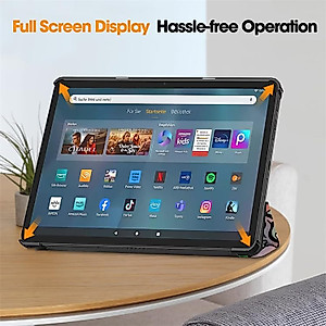 Case for Amazon Fire Max 11 Tablet (13th Generation, 2023 Release), Slim Folding Stand Cover Case for Fire 11 Tablet with Auto Wake/Sleep, Graffiti
