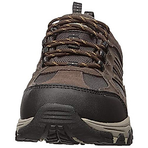 Skechers Men's Selmen-Enago Trail Oxford Hiking Shoe, Chocolate, 13 Extra Wide US