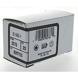 Hillman 3276 10-32 x 1/4-Inch Stainless Socket Head Set Screw, 20-Pack