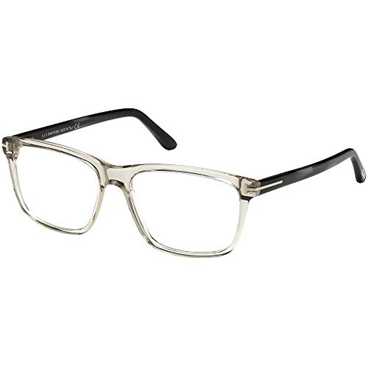 Eyeglasses Tom Ford FT 5479 -B 020 grey/other, Transp. Grey W. Grey Striped Blue Horn Temples/ Bl, 56/16/145