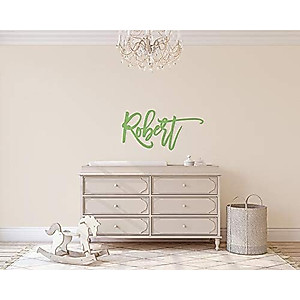 Custom Wood Word Sign, Wall Decor, Personalized Wooden Wall Art, Any cursive word or name sign