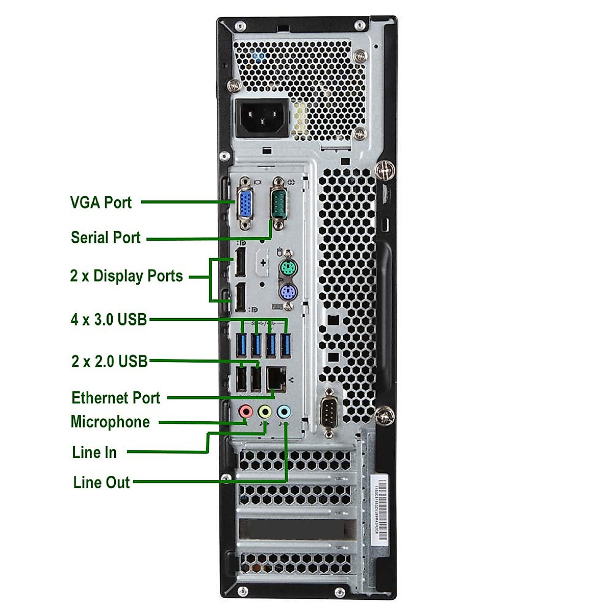 Lenovo ThinkCentre M710 Tiny Desktop Computer, Intel Core i3-1005G1, 16GB RAM, 256GB SSD, Windows 10 Pro