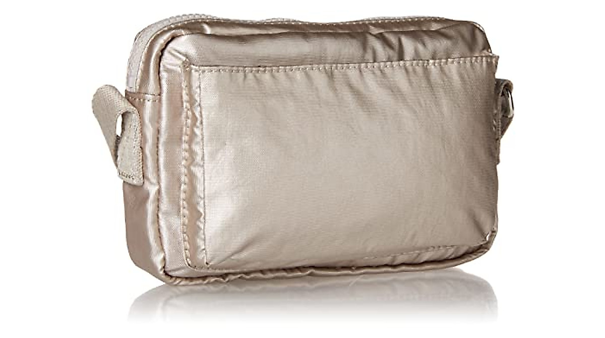 Kipling Women's Abanu Crossbody Bag - Versatile Metallic Glow