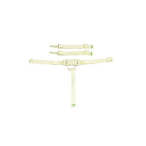 Fisher Price SpaceSaver High Chair Replacement Pad (CREME SPACESAVER STRAPS)